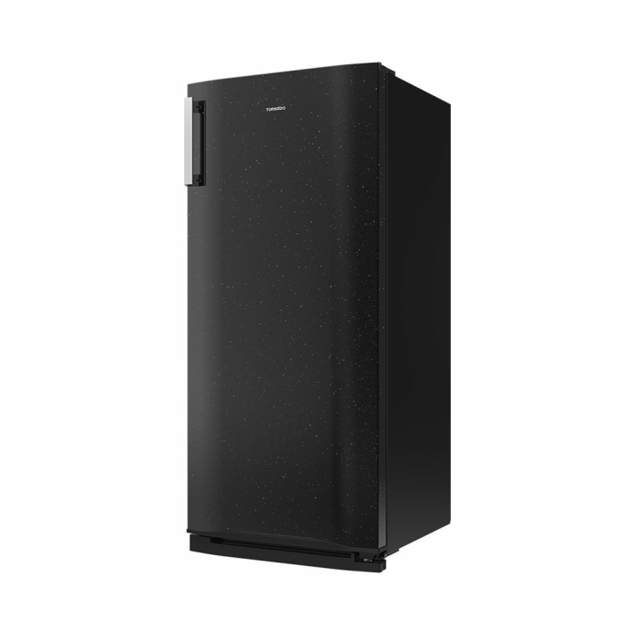 TORNADO Upright Deep Freezer, No Frost, 223 Liter, Black - RH-H22T-BK