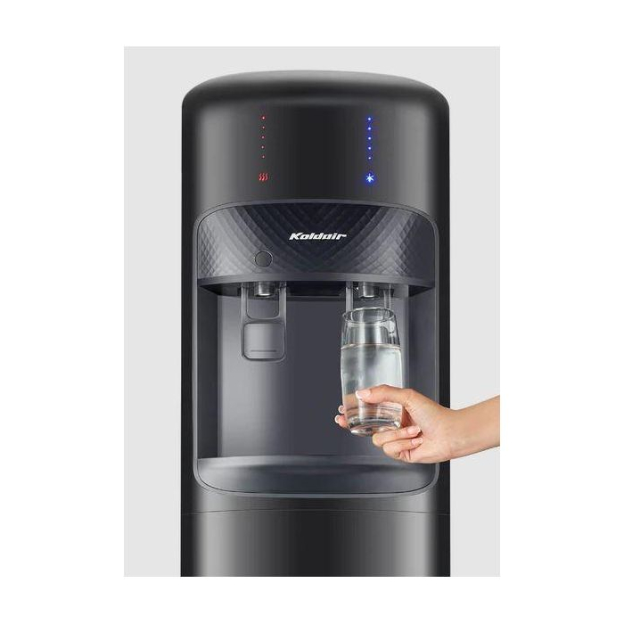 Koldair Bottom Loading Water Dispenser 2 Taps - Black - KWDB Type A