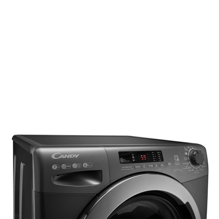 CANDY Washing Machine Fully Automatic 7 Kg Silver CSS1072DC3R-ELA