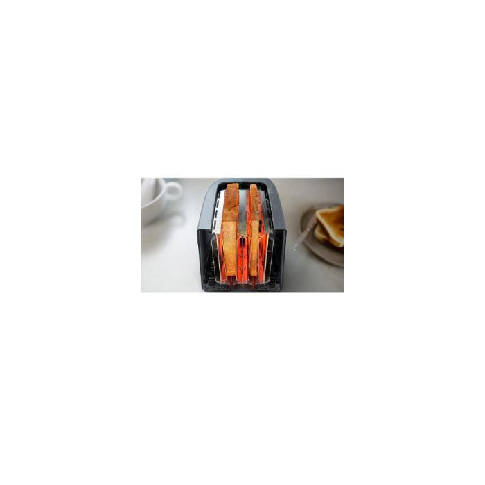 Philips 1000 Series Toaster , 2 Slices, 650 Watt, Black - HD2510/91