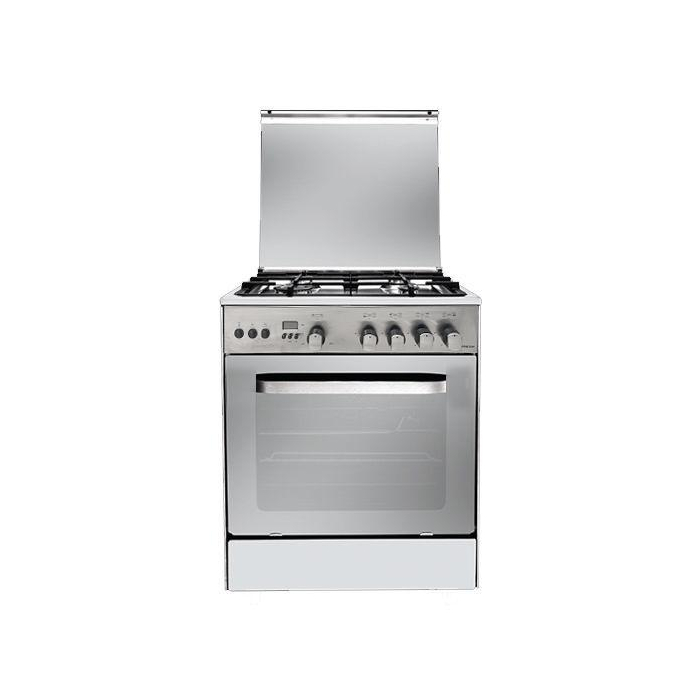 Fresh Gas Cooker Matrix 60x60 cm Full Safety with fan Stainless