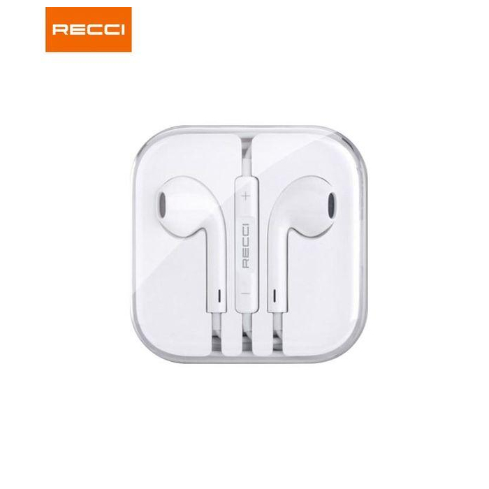 Recci REP-L27 HD Sound Wired Earphone (Type-C) - White
