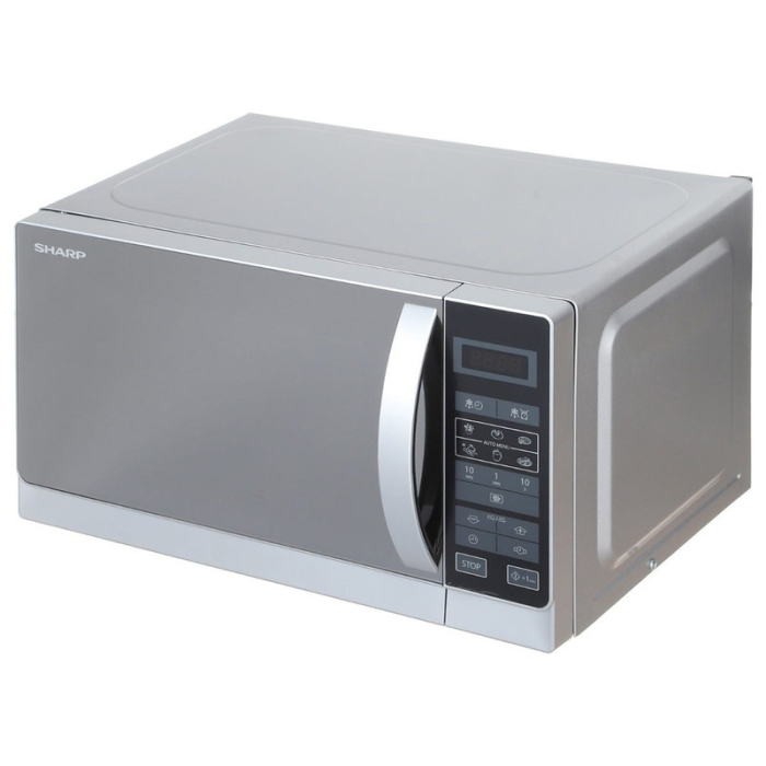 SHARP Microwave, 20 Liter, 800 Watt, Silver - R20MRS