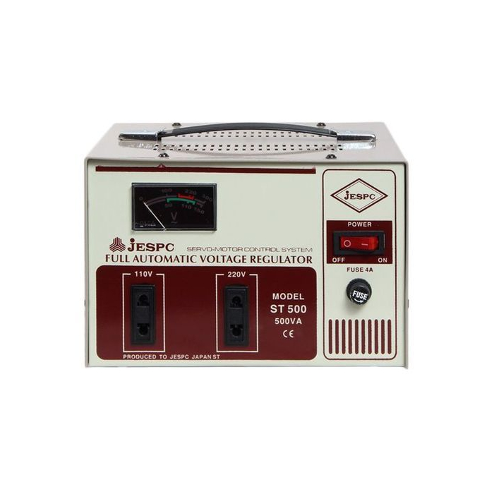 Jespc ST500VA Stabilizer, 0.5 KVA, 2 Phase - Multicolor