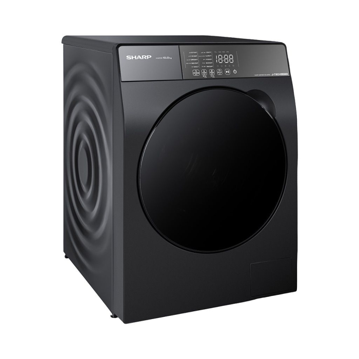 SHARP K-PRO Washing Machine Fully Automatic 10 Kg Inverter Dark Grey ES ...
