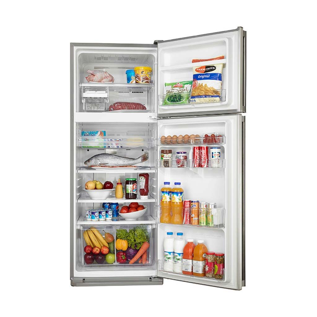 Sharp SJ-58C(ST) Refrigerator, No Frost, 450 L - stainless steel