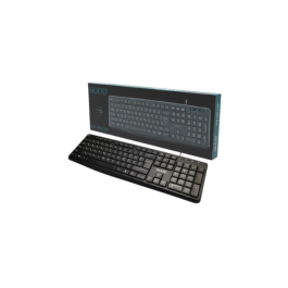 Hood USB Wired Keyboard, Black - KB-150